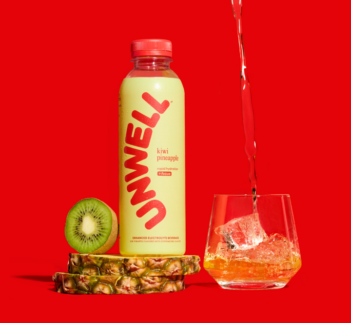 Kiwi Pineapple Electrolyte Drink – UNWELL HYDRATION