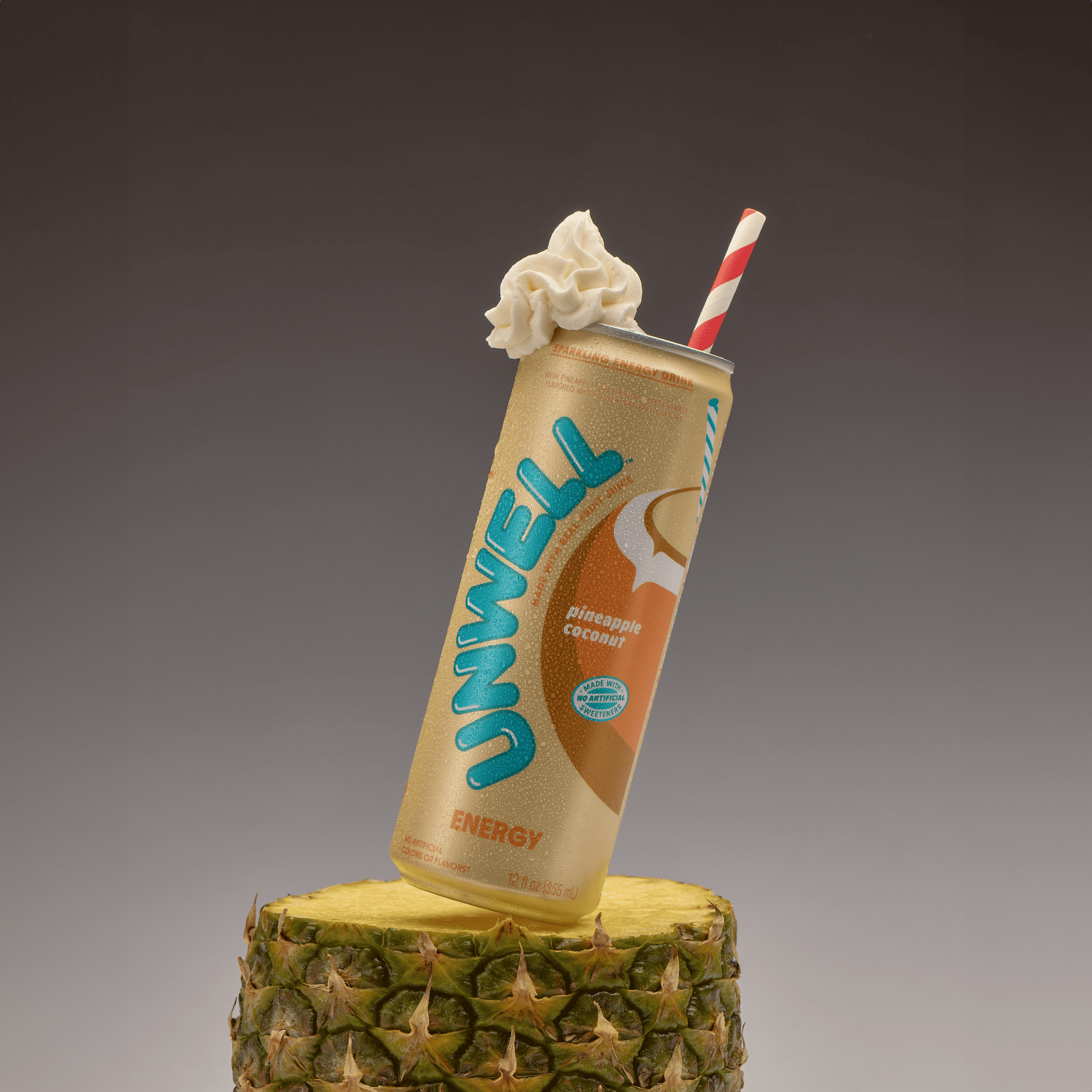 Pineapple Coconut Sparkling Energy Drink – UNWELL BEVERAGES